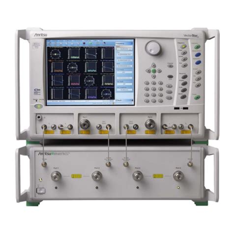Anritsu Vectorstar Mn4690b Series Quick Start Manual Pdf Download Manualslib