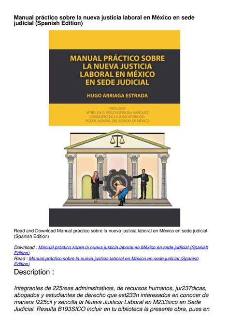 PDF DOWNLOAD Manual práctico sobre la nueva justicia laboral en México en sede judicial
