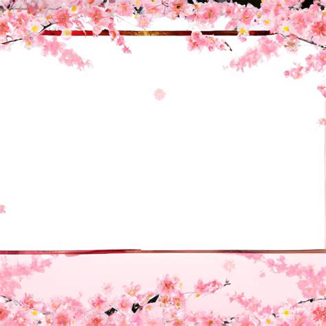 Premium Photo Beautiful Sakura Frame