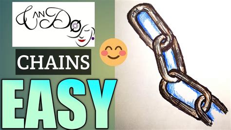 How To Draw Chains Step By Step For Beginners Easy Chain Drawing Tutorial Easy Drawing