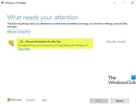 VMware Workstation Pro Can T Run On Windows Computer