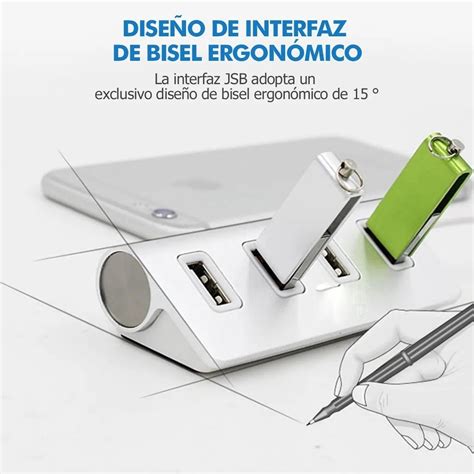 Concentrador Usb 4 Puertos Toshop™ Productos Con Envío Gratis