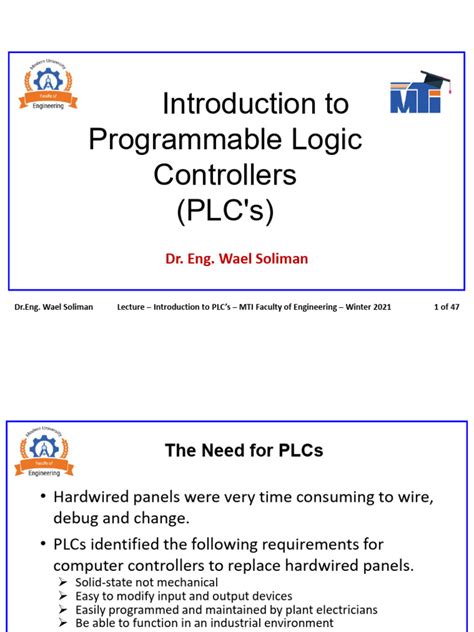 introduction to plc pdf programmable logic controller input output