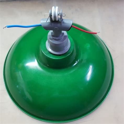 Jual Kap Lampu Jalan Gantung Hijau Fitting Gantung WD E Set Komplit Kota Surabaya