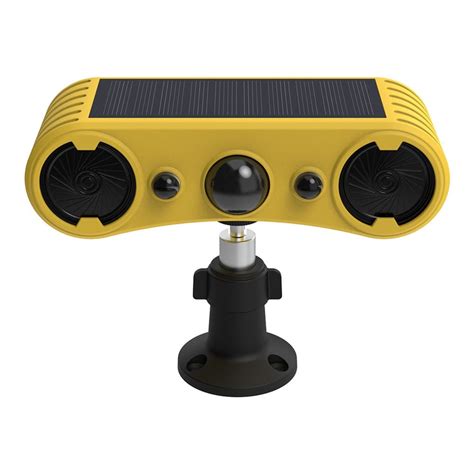 Solar Alarm Timing Voice Human Infrared Sensor Alarm Light Repellent