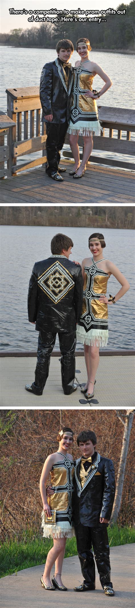 Creative Duct Tape Outfit