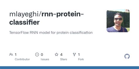 GitHub Mlayeghi Rnn Protein Classifier TensorFlow RNN Model For Protein Classification