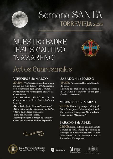 Torrevieja Via Crucis con la imagen de Nuestro Padre Jesús Cautivo