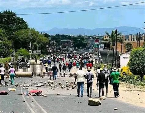 Dpwrt Reacts To Tonga Road Controversy Following Collapse Protest Mp