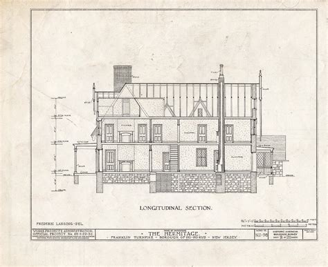 Historic Pictoric Blueprint Habs Nj2 Hoho1 Sheet 9 Of 20 Herm