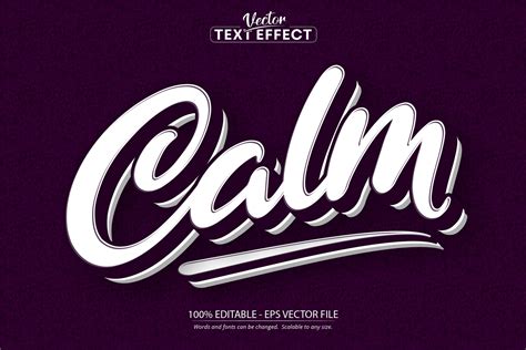 Artstation Calm Text Effect Editable Minimalistic Text Style Artworks