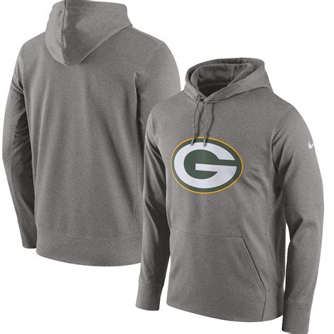 Mens Green Bay Packers Nike Gray Circuit Logo Essential Performance
