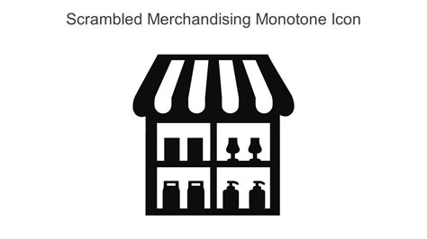 Scrambled Merchandising Monotone Icon In Powerpoint Pptx Png And Editable Eps Format PPT Sample