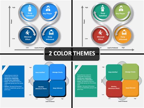 Stakeholder Engagement Grid Matrix Powerpoint Template Ph