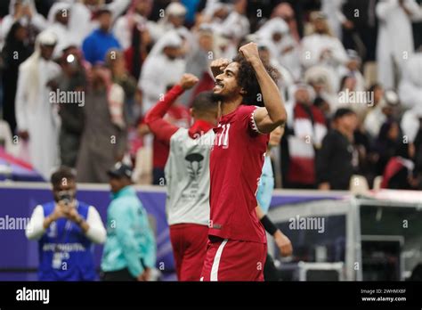 Doha Qatar 10th Feb 2024 Akram Afif QAT Football Soccer Afif