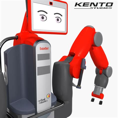Industrial Baxter Robot 3d Model 99 3ds Fbx Max Obj Free3d