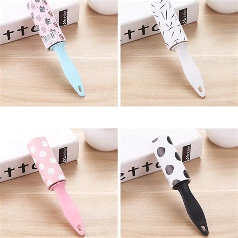 Инструмент для очистки волос домашних животных Двусторонняя одежда липкая щетка многоразовая