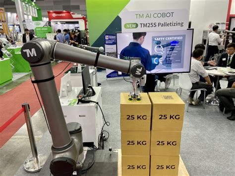 Techman Robot Unveils Tm Ai Cobot Tm25s At Metalex 2023 Techman Robot