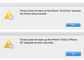Top ITunes Could Not Backup The IPhone Errors Fixing Tricks