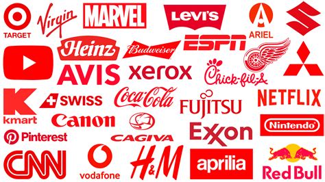 Top 9 Red Logos Brands Benefits Solutions Fotor