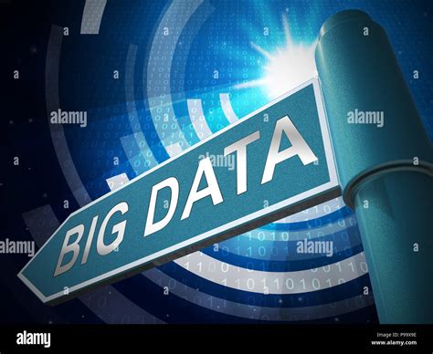 bigdata flow stream of big data 3d illustration shows a fluid