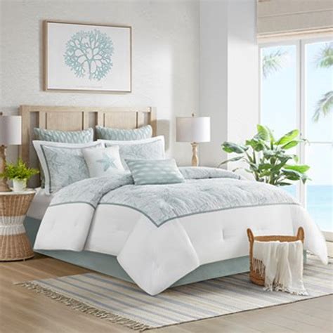 Beach Bedding Full Size Ocean Breeze Comforter Set Bella Coastal Decor