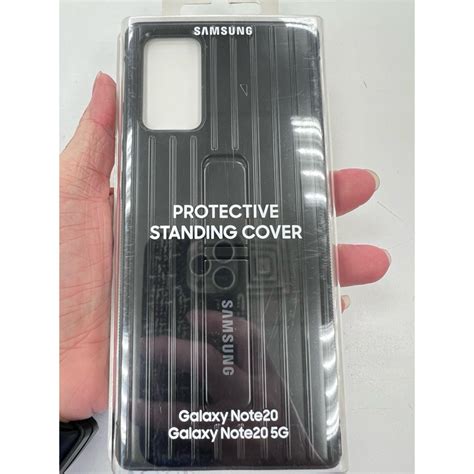 Samsung Note20 原廠立架式保護殼 黑色 蝦皮購物