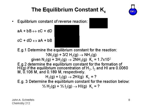 Chapter 15 Chemical Equilibrium 8 1 John A