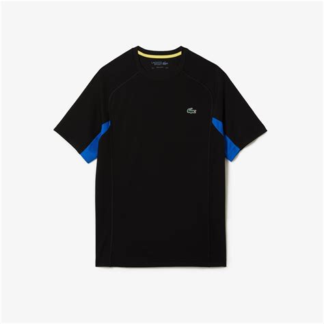 Lacoste Mens Lacoste Sport Colour Block Ultra Dry Piqué Tennis T Shirt
