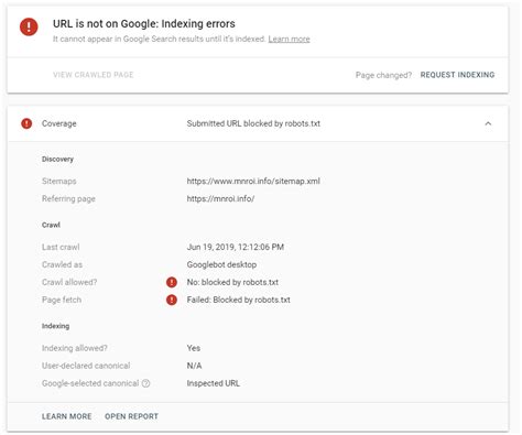how to solve the problem of sitemap contains urls which are blocked by
