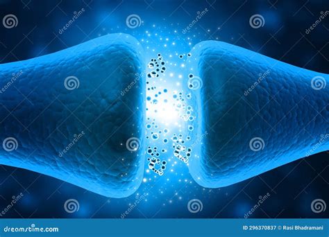 Neuron Cells Sending Signals Stock Illustration Illustration Of Concept Biology 296370837