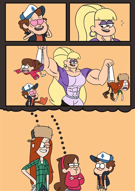 Gravity Falls Muscle Wedgie Comic Page 4 By Fzak On Deviantart