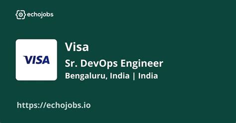 visa is hiring sr devops engineer bengaluru india india [machine