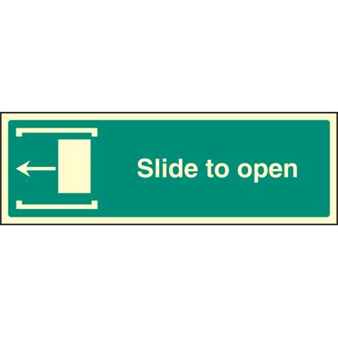 Slide To Open Left