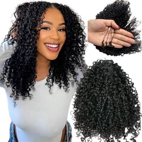Knotless Pre Separated Crochet Hair Extensions Kinky Curly