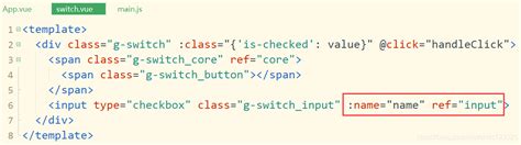 Vue封装组件库 Switch组件vue Switch组件 Csdn博客