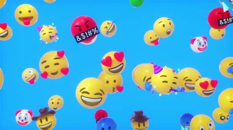 Falling 3d Emojis Loop Background 20413472 Stock Video At Vecteezy