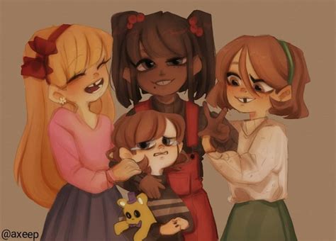By Axeep F Anime Fnaf Kawaii Anime Anime Art Fnaf 1 Fanart