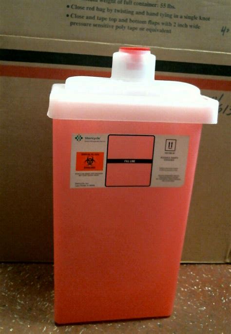 4 Stericycle Reusable Sharps Container Un 3291 55