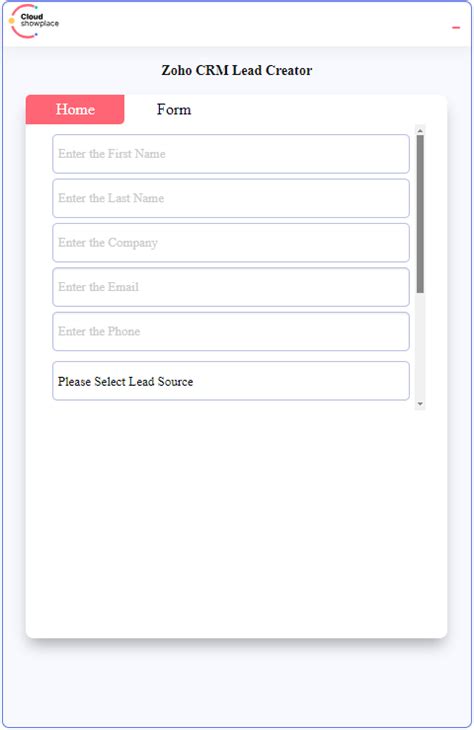 Add And Lookup Leads To Zoho Crm Cloudshowplace