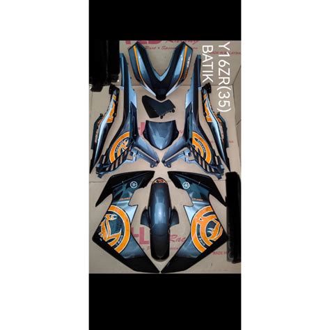 Cover Set Y16zr Y16 V2 Abs Cover Set Hitam Batman Hitam Firth Model