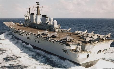 Hms Invincible R 05 Class Aircraft Carrier Royal Navy