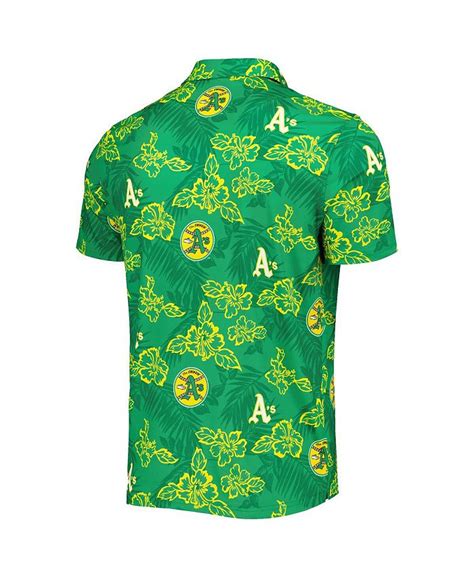 Reyn Spooner Mens Green Oakland Athletics Cooperstown Collection
