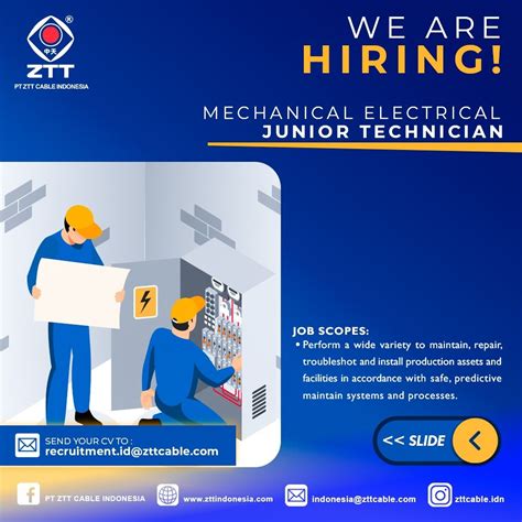 Pt Ztt Cable Indonesia On Linkedin Hiring Ztt Ptzttcableindonesia