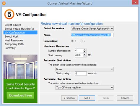 How To Convert A Vm From Esxi Vsphere To Hyper V