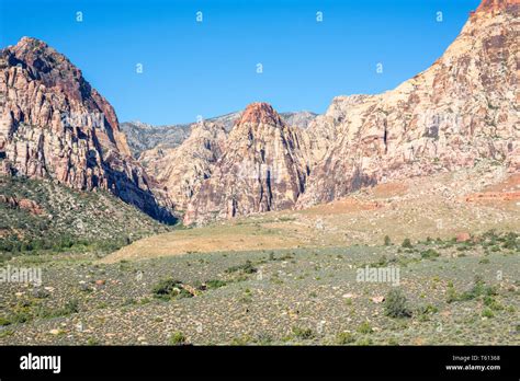 Nature Landscape At Red Rock Canyon National Conservation Area Las