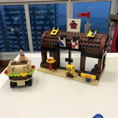 Used Lego 3833 Spongebob Squarepants Krusty Krab Adventures Set