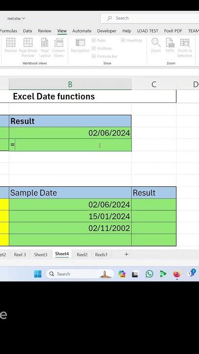 How To Use Date Functions In Excel Tips And Trick Exceltips Tutorial
