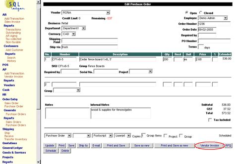 Sql Ledger Erp
