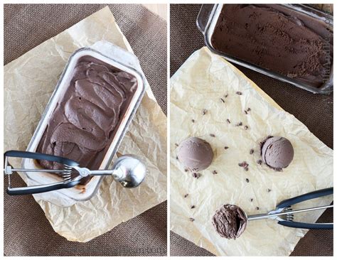 Dark Chocolate Ice Cream With Cocoa Nib {vegan} Vanilla And Bean